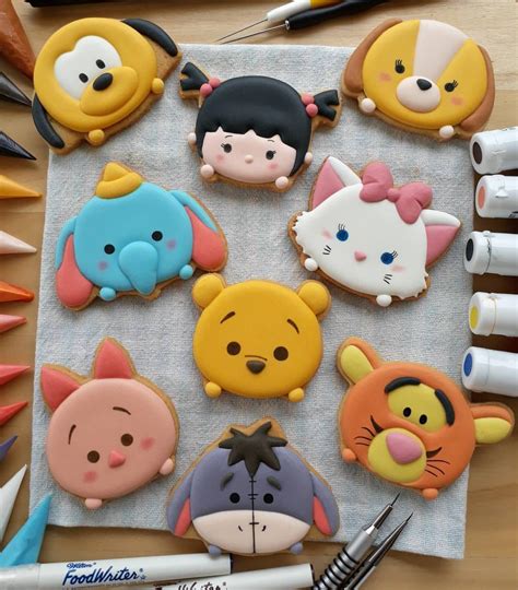 Tsum Tsum Cookies Sugarcookies Sugarinstagram Customcookies