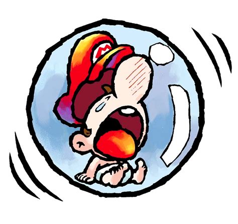 Baby Mario Crying In The Bubble Blank Template Imgflip
