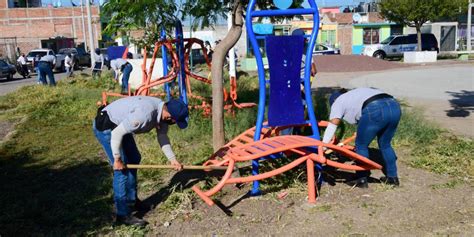 Inician rehabilitación y limpieza de parques vecinales Gobierno