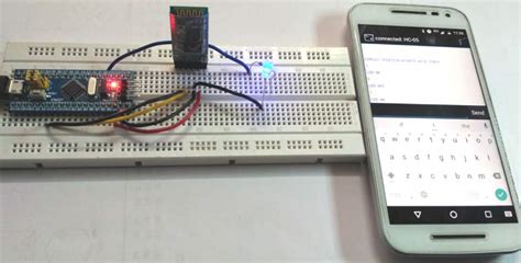 Interfacing Bluetooth HC 05 With STM32F103C8 Blue Pill Controlling LED