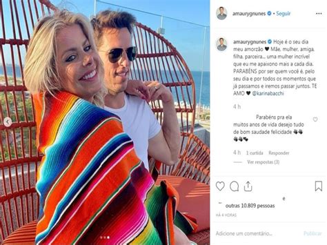 Karina Bacchi Completa Anos E Ganha Homenagem Emocionante De Amaury