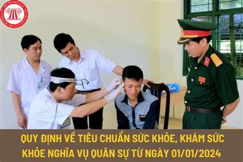 Thông tư 105 2023 TT BQP quy định về tiêu chuẩn sức khỏe khám sức khỏe