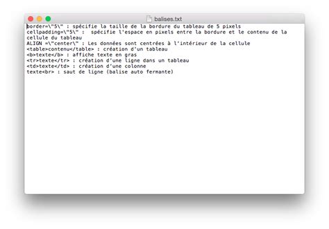 L Homme Et L Argent Cr Ation D Un Tableau En Html