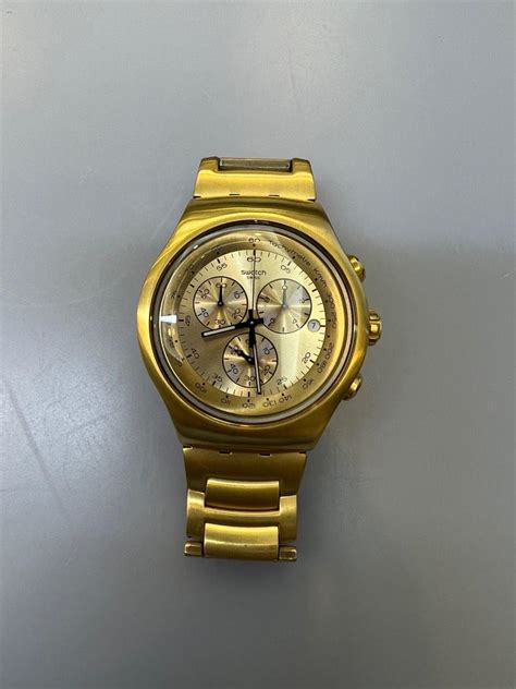Swatch Irony Gold Men S Fashion Watches Accessories Watches On
