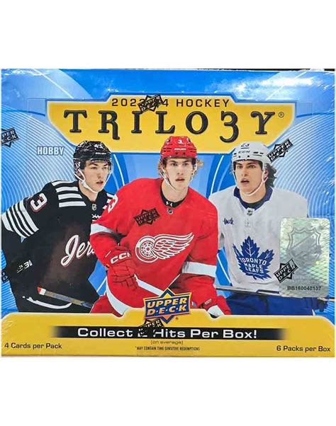 2023 24 Upper Deck NHL Hockey Trilogy Hobby Box Diggaz Trading Cards