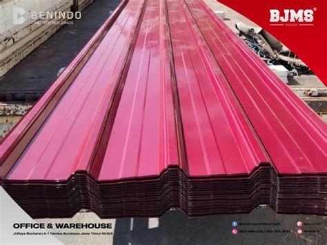 BENINDO Memproduksi Atap Galvalum Seng Gelombang Genteng Metal Pasir