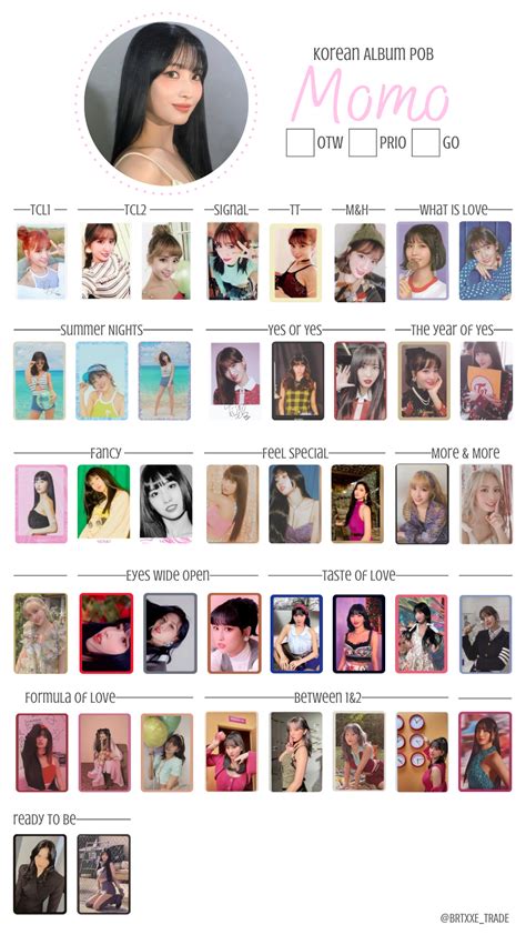 What Is Love Photocard Summer Nights Twice Album Templates List