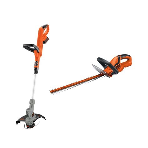 BLACK DECKER 20 Volt MAX Lithium Ion Cordless String And Hedge Trimmer