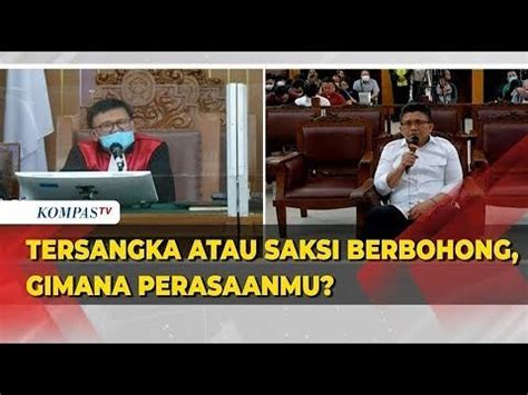 Hakim Morgan Tanya Sambo Pengalaman Di Reserse Ada Tersangka Bohong