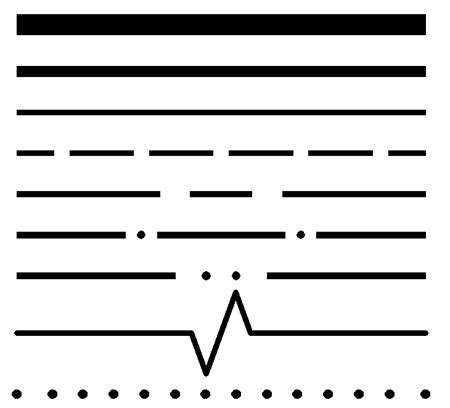 Technical Drawing Standards Line Types