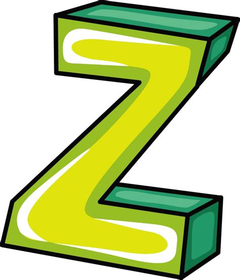 Z Letter PNG Transparent Images