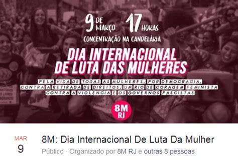 Dia Internacional De Luta Das Mulheres Eliomar Coelho Psol O