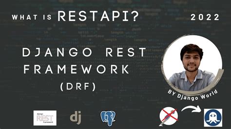 beginner s guide to django rest framework what is rest api drf youtube