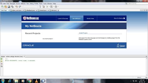 Java Project Netbeans This Is A Project Of Online College Election