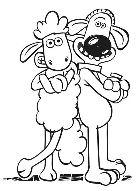 Dibujos Para Colorear De La Oveja Shaun