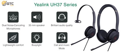 Tai nghe USB có dây Yealink UH37 Tốt cho giao tiếp Giá hợp lý