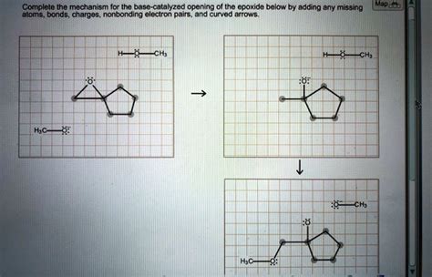 SOLVED Complete The Mechanism For The Base Catalyzed Opening Of Ihe