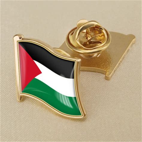 Palestine Palestinian Flag Pin Badge Lapel Bendera Palestin Shopee