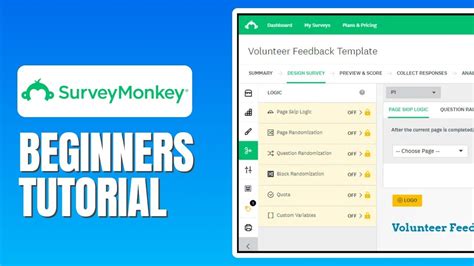 Surveymonkey Tutorial For Beginners How To Use Surveymonkey Youtube