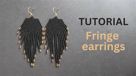 Diy Seed Bead Earrings Tutorial For Beginners Brick Stitch And Bead