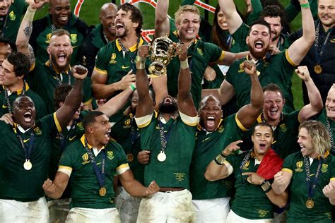 LAfrique du Sud remporte la Coupe du monde de rugby ça na pas