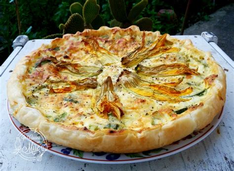 Torta Salata Zucchine Ricotta E Fiori Di Zucca In Cucina Con Mire