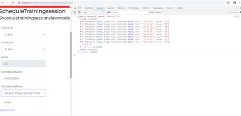 Javascript Cannot Return List Of Data From Controller To Dropdown In A View Using Ajax I Am