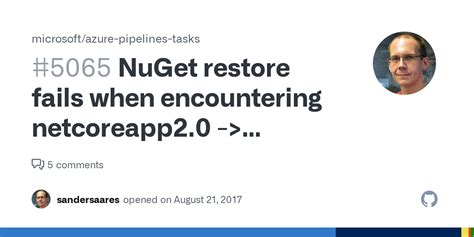 NuGet Restore Fails When Encountering Netcoreapp2 0 Netstandard2 0