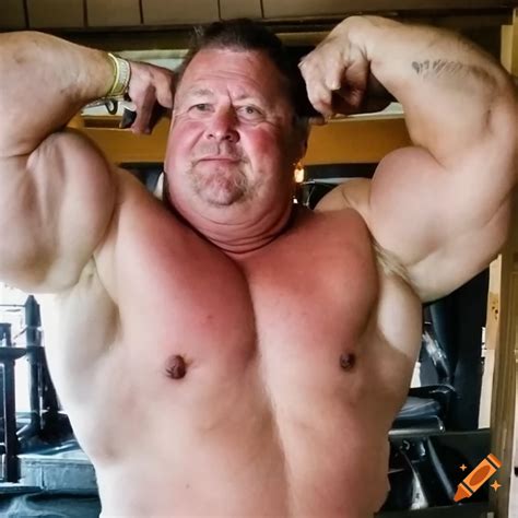 Mature Farmer With Muscular Arms On Craiyon