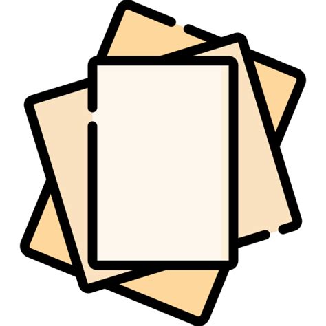 Icono De Papel Special Lineal Color