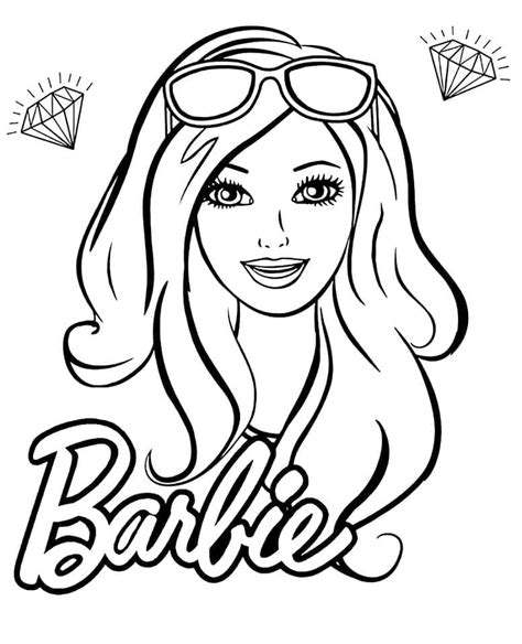 M Larbild Glad Barbie Skiv Ut Gratis P Malarbilder Se