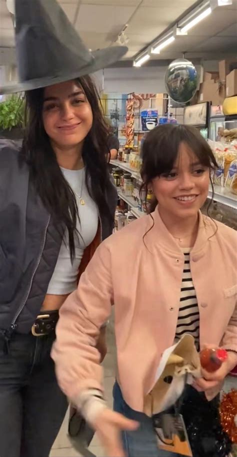Jenna Ortega And Melissa Barrera BTS On The Set Of Scream 6 Scream