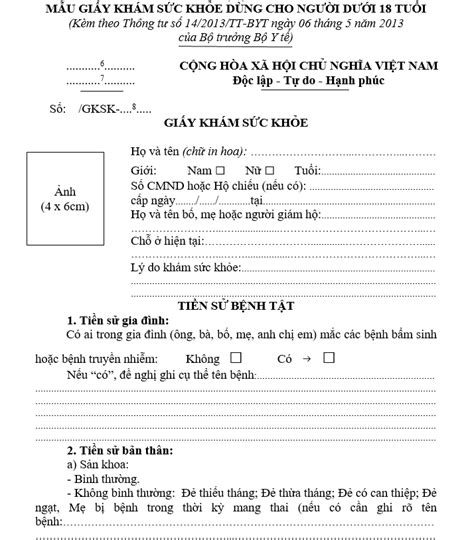 Giấy khám sức khỏe tt14 2014 Dịch vụ giấy khám sức khỏe giá rẻ ship