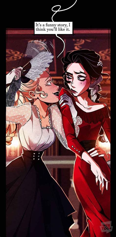 Two Women Dressed In Red And Black One Is Kissing The Other S Forehead