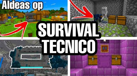 LA SEMILLA PERFECTA Para SURVIVAL TECNICO MINECRAFT 1 19 50 BEDROCK