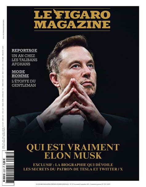 Le Figaro Magazine édition numérique du 8 septembre 2023