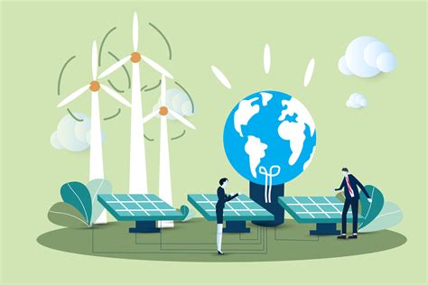 Renovable Energ A Renovable Energ A Ilustraci N Vector Solar Energ A
