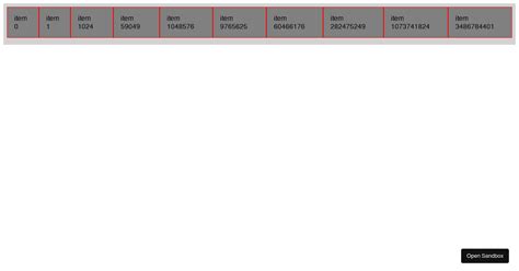 Vertical List Forked Codesandbox