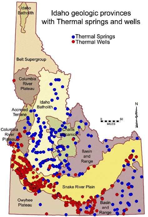 Fault Lines In Idaho Map United States Map
