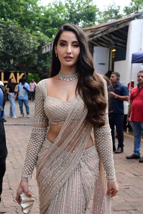 Showstealing In A Saree Nora Fatehi