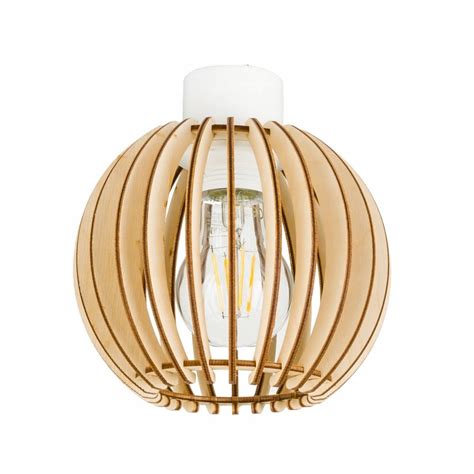 Lampa plafon żyrandol sufitowa ruch loft Drewno 3