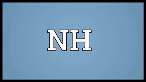 O Que Significa Nh