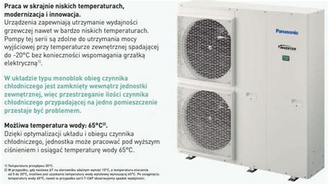 Pompa ciepła Panasonic TCAP 12kw monoblok R32 AQUA T CAP 12 10KW 3FZ