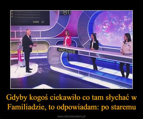 Gdyby kogoś ciekawiło co tam słychać w Familiadzie to odpowiadam po