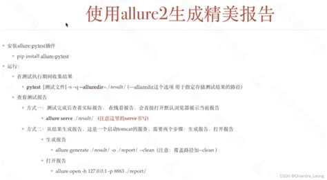 测试报告美化与定制（allure、pytest allure selenium实现ui自动化测试） python selenium pytest怎么生成定制allure报告 csdn博客