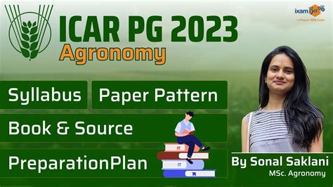 Icar Aieea Pg Icar Pg Agronomy Syllabus Paper Pattern