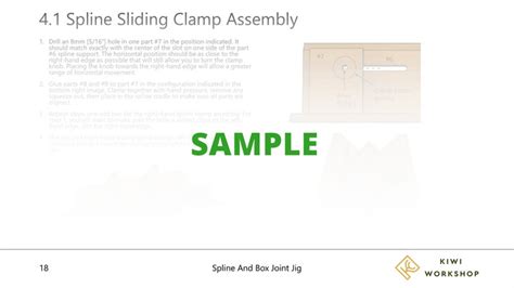 Combined Spline Box Joint Jig Build Plans Etsy