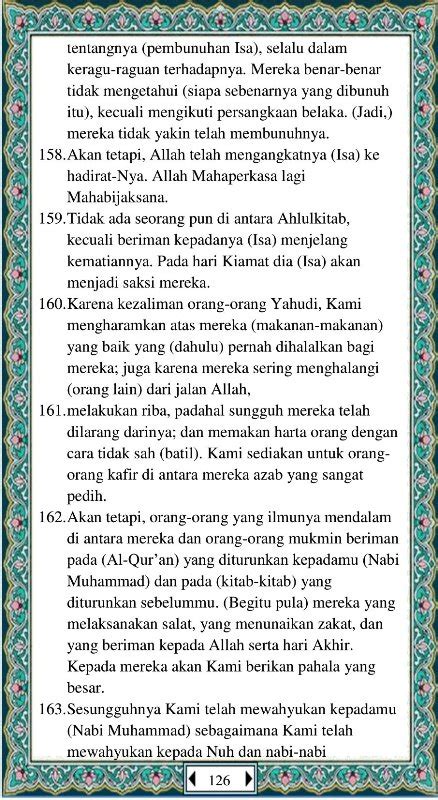 Al Qur An Juz 6 Dan Terjemahannya Full Lengkap