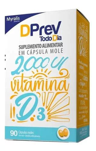 Dprev Vitamina D colecalciferol todos los días 2000 UI 90 cápsulas