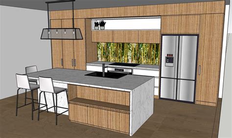 How To Build Solid Wood Kitchen Cabinets In Sketchup Layout